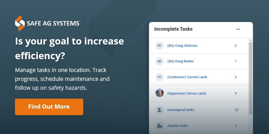 Task Management | Safe Ag Systems